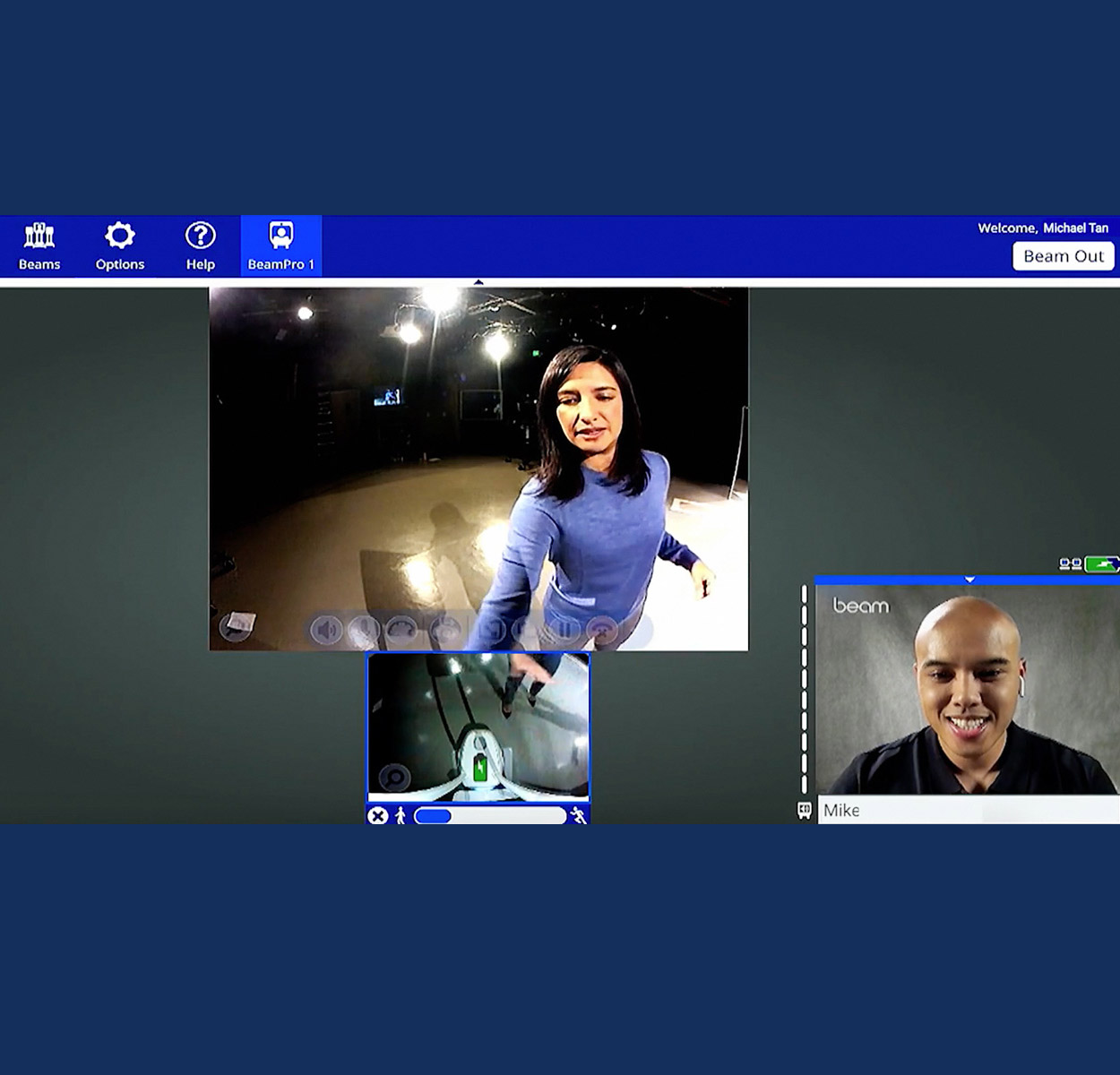 President Obama greets Alice Wong via Beam during the ADA’s 25th ...